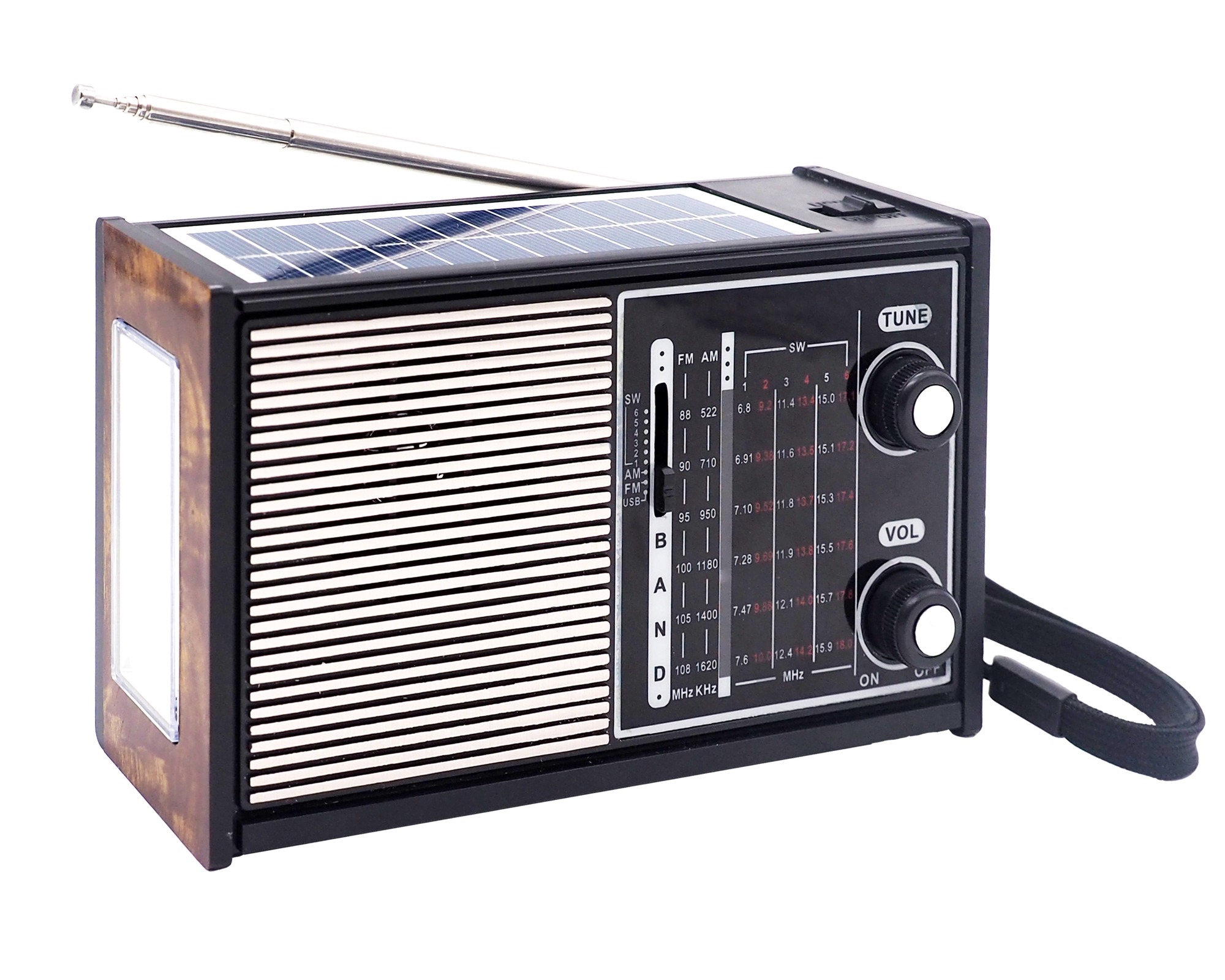 Multi-band radio R-1110S with solar,Solar Radio